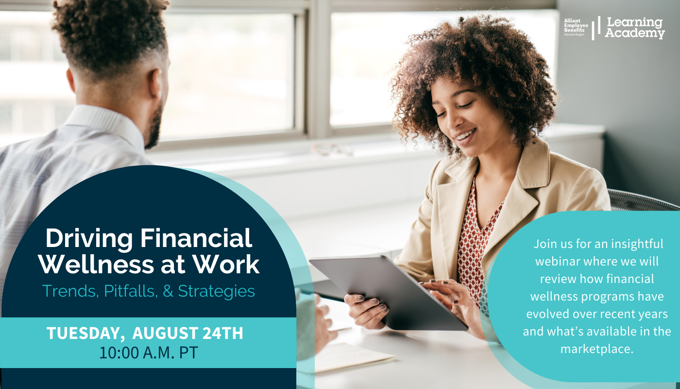 Driving Financial Wellness at Work Webinar Registration